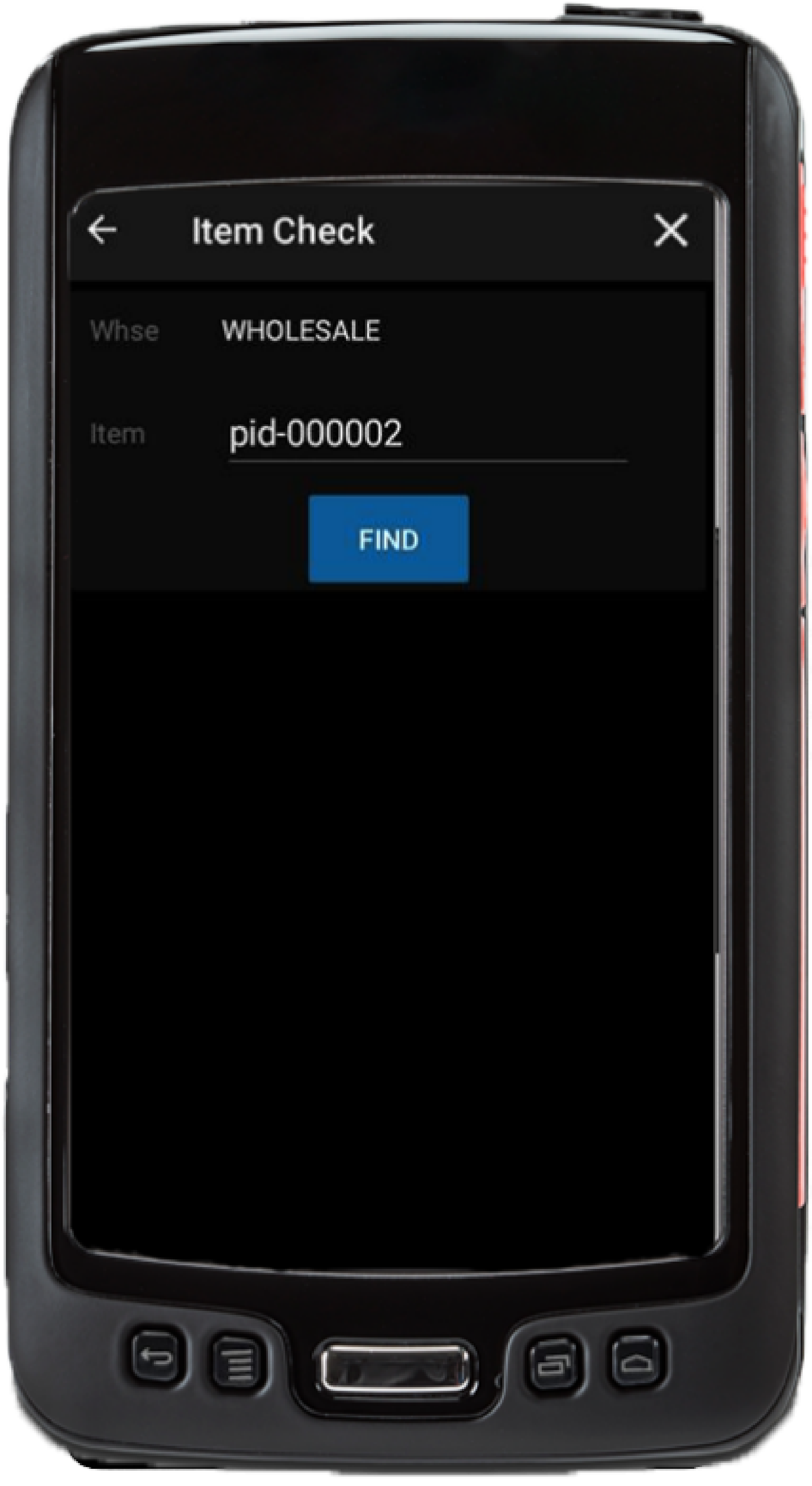 Item Check | Kensium Products Documentation
