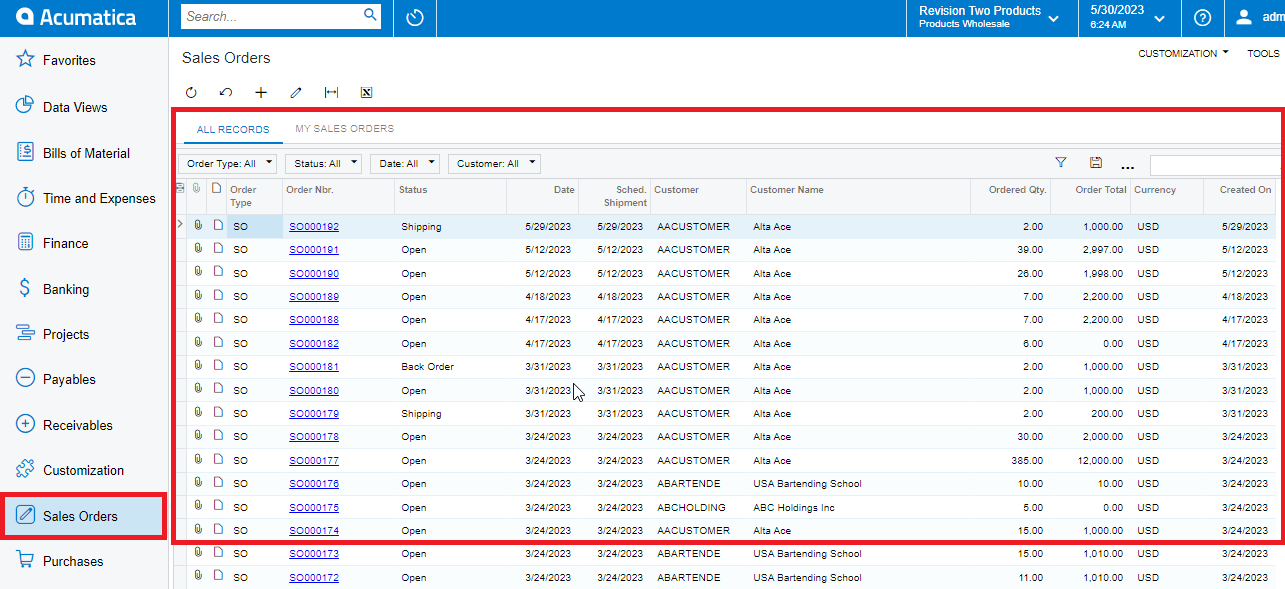 Steps to configure kit specifications in Acumatica Sales Order | Kensium Products Documentation