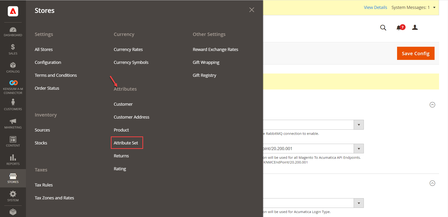 Mapping Product Attribute Schema | Kensium Products Documentation