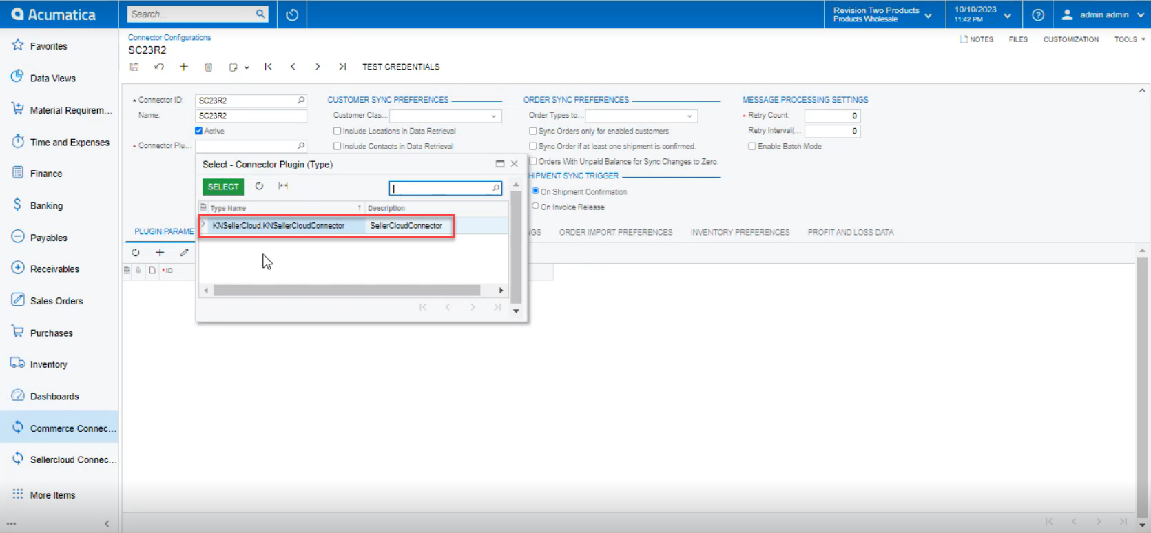 Connector Configuration Kensium Products Documentation