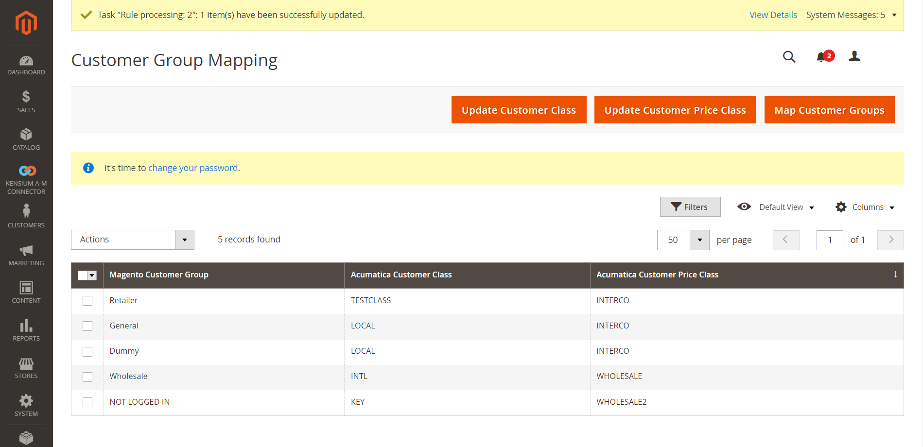 Customer Group | Kensium Products Documentation