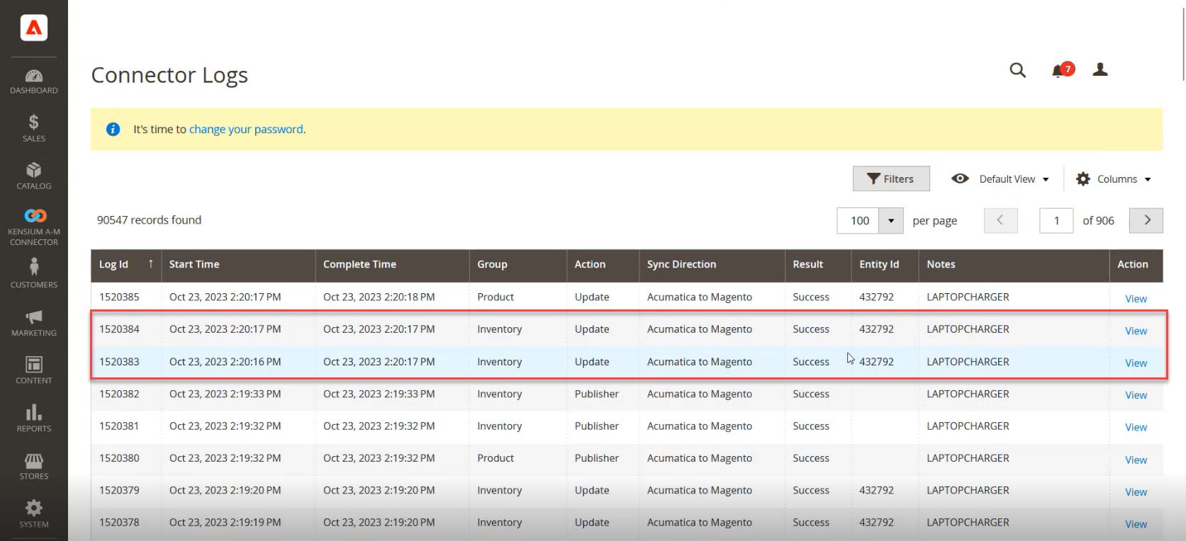 Inventory in Acumatica Through PO Receipts | Kensium Products Documentation