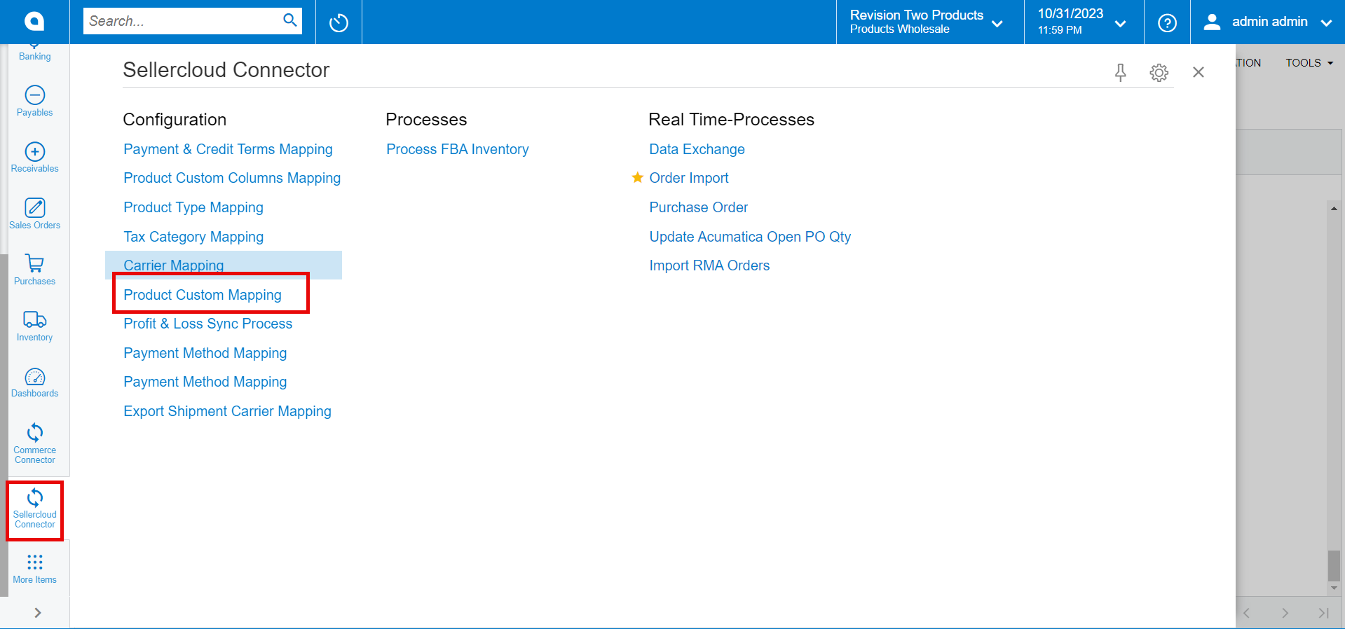 Product Custom Mapping | Kensium Products Documentation