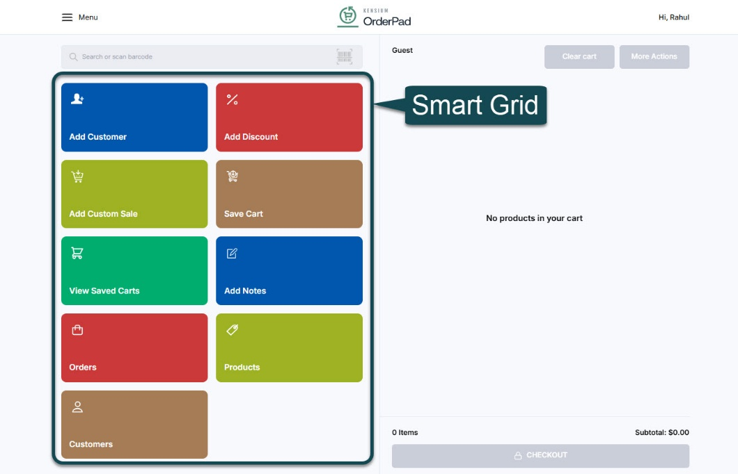 OrderPad | Kensium Products Documentation